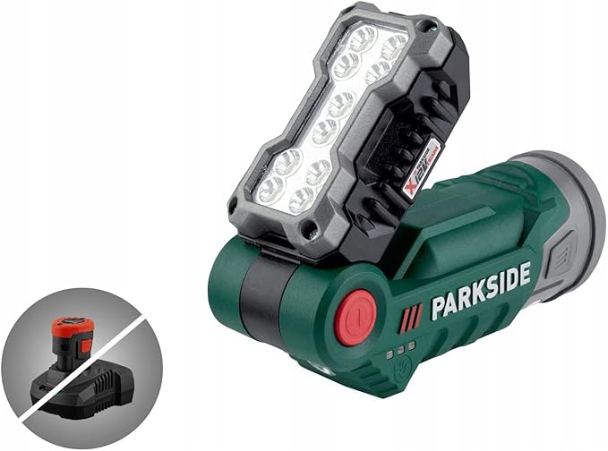 Lampada da Lavoro LED Ricaricabile Parkside PLLA 12 B2 - Parkside